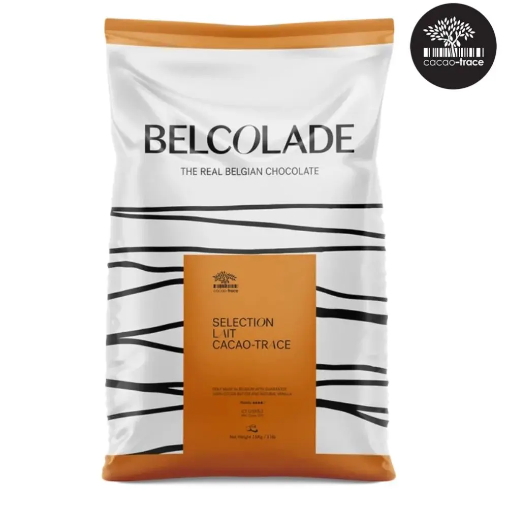 "CT O3X5/G DROPS 15KG BAG AP GRB Belcolade Milk Chocolate, Selection, Lait Selection ...